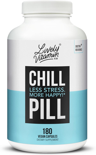 LIVELY VITAMIN Chill Pill | Calm Mood & Sleep Support | Stress Relief ...