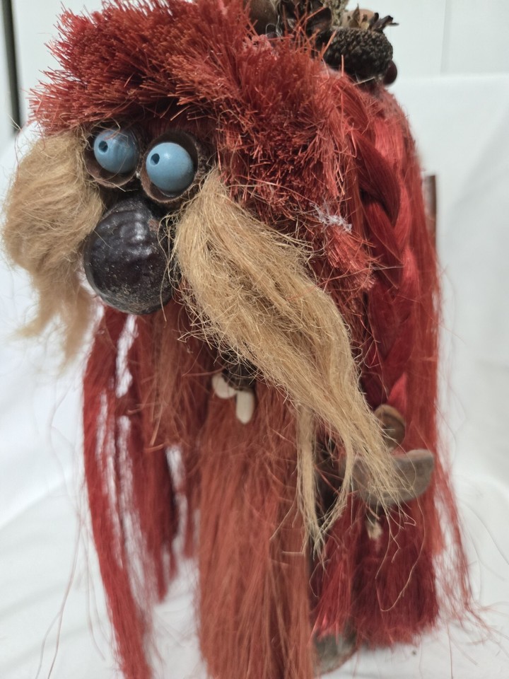 Vintage Original Ken Arensbak TROLL 10-1/2”Tall Folk Art Natural ...