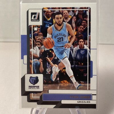 2022-2023 Panini Donruss Tyus Jones NBA Memphis Grizzlies #158 Base ...
