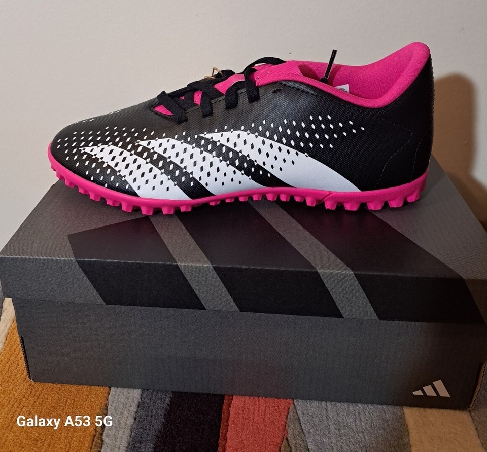 Adidas Predator Accuracy.4 TF Black Pink Turf Soccer Shoes Mens US 7 ...