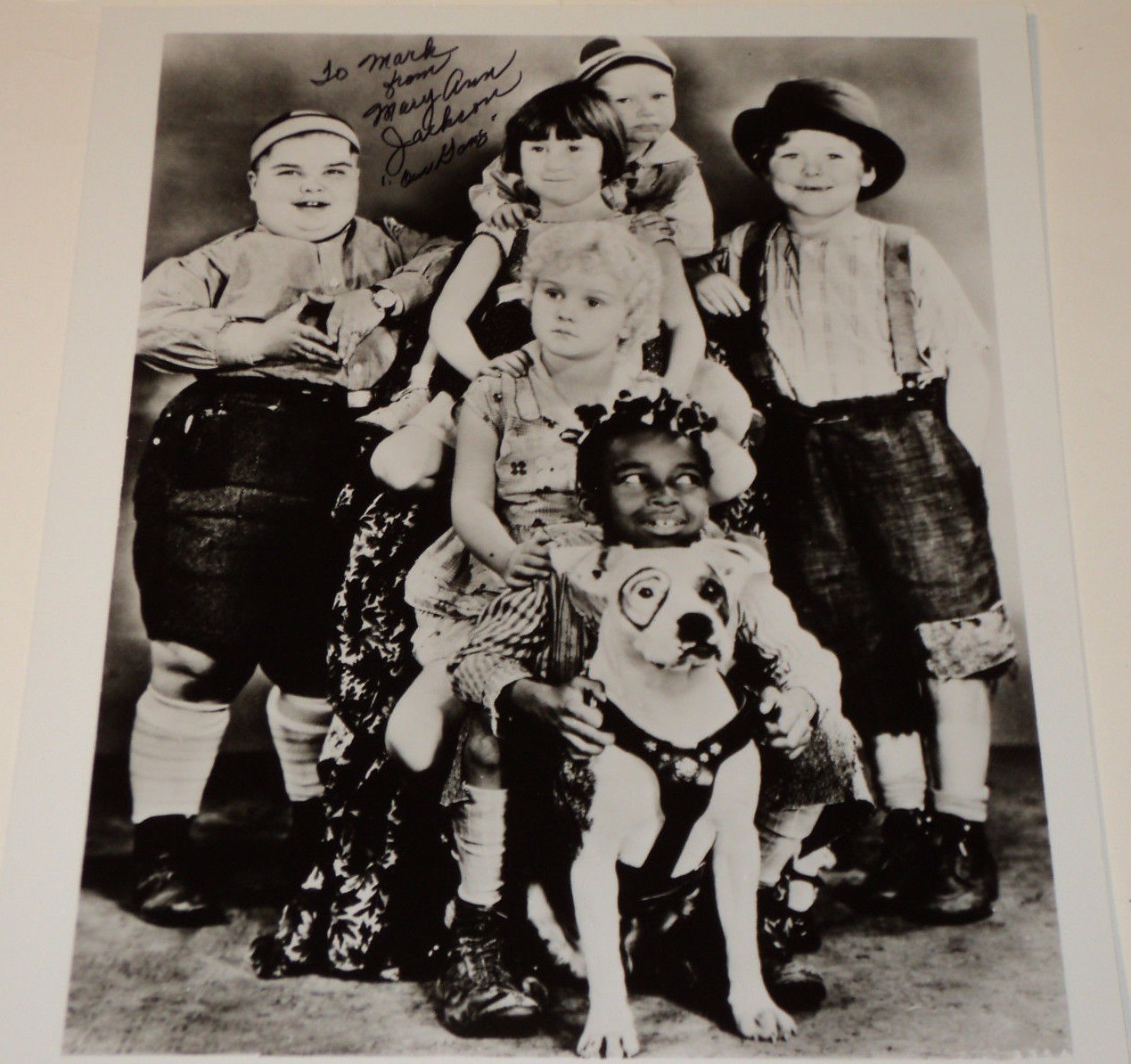 MARY ANN JACKSON / OUR GANG CAST / 8 X 10 B&W AUTOGRAPHED PHOTO | eBay