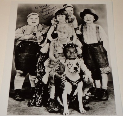MARY ANN JACKSON / OUR GANG CAST / 8 X 10 B&W AUTOGRAPHED PHOTO | eBay