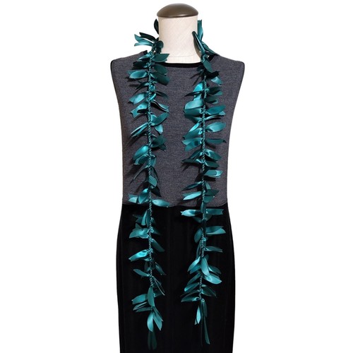 Graduation Green Ti Leaf Ribbon Lei 2025 - New Handmade Open Lei | eBay