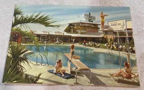 Postcard Wilbur Clark's Desert Inn Hotel Las Vegas Nevada Swimming Pool ...