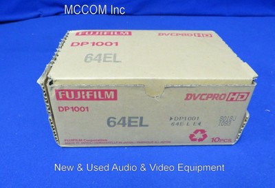 Fujifilm DP1001 64EL DVCPro HD Tape Qty 10 New | eBay