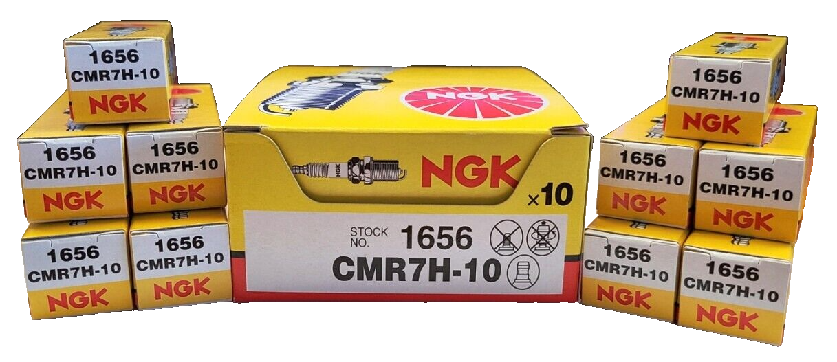NGK CMR7H-10 Spark Plugs for Husqvarna 243R & Red Max Brushcutters ...