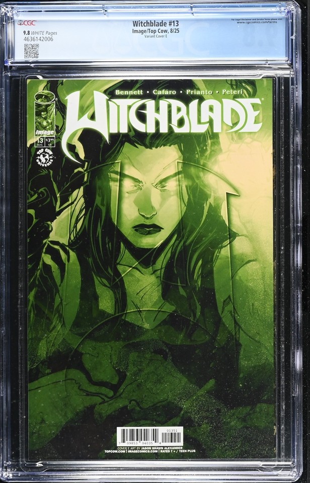 Witchblade #13 - Jason Shawn Alexander 1:25 Incentive Virgin Cover E - CGC 9.8 | eBay