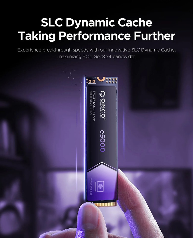 ORICO 1TB PCIe Gen4 5000MB/s NVMe M.2 2280 Internal Solid State Drive ...