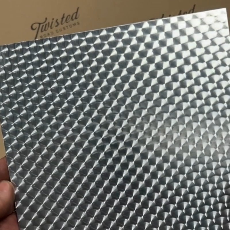 8" x 18" ENGINE TURNED PANEL _ ALUMINUM _ 1/2" SWIRLS _MULTI-USE ...