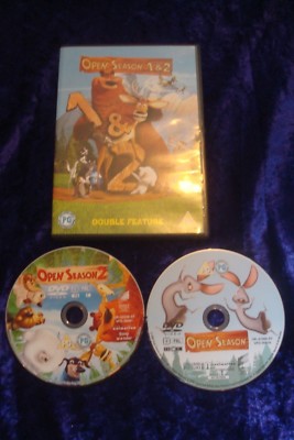 Open Season/Open Season 2 DVD, 2009, 2 Disc Set, Box-set UK REGION 2 ...