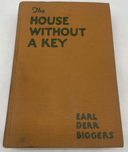 Earl Derr Biggers / The House Without A Key 1925 Charlie Chan | eBay