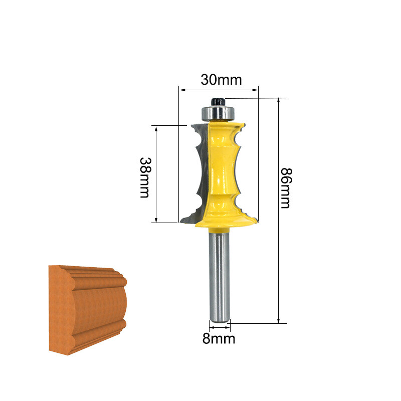 Miter Frame Architectural Molding Router Bit for Cabinet Door Bookcase ...