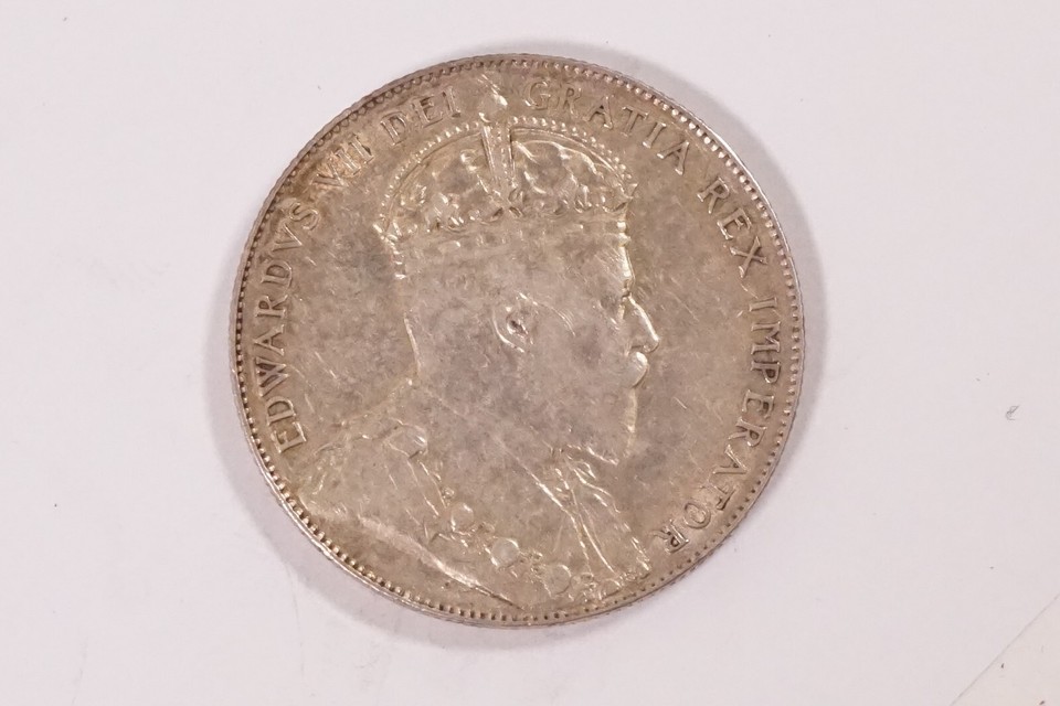 Newfoundland 1908 Fifty (50) Cents Silver Coin !! #mo-72 | eBay