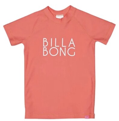 BRAND NEW TAG TAGS BILLABONG GIRLS WET SHIRT RASH VEST RASHIE 2 SUNNY ...