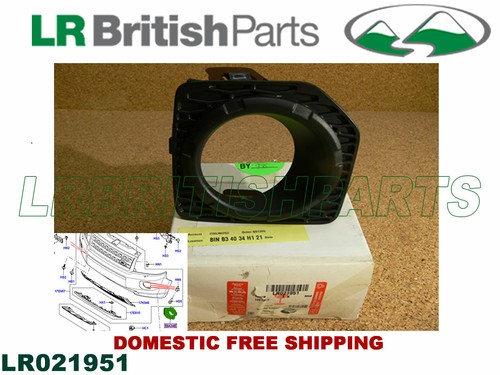 GENUINE LAND ROVER FOG LAMP BEZEL FRONT BUMPER LR2 11-12 LH NEW ...
