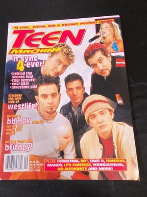 Teen Machine Magazine Sept 2000 NSYNC | eBay