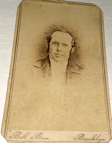 Antique American Civil War Era Important Looking Man Brooklyn New York ...