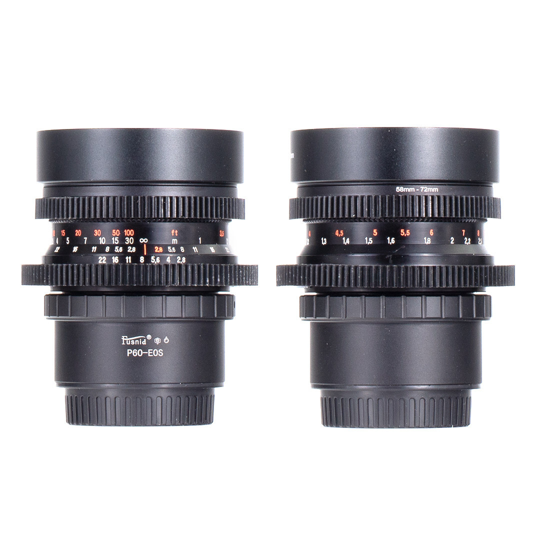 Carl Zeiss 28/35/50/80/135mm Cine Mod Lenses Set For Canon EF Mount w ...