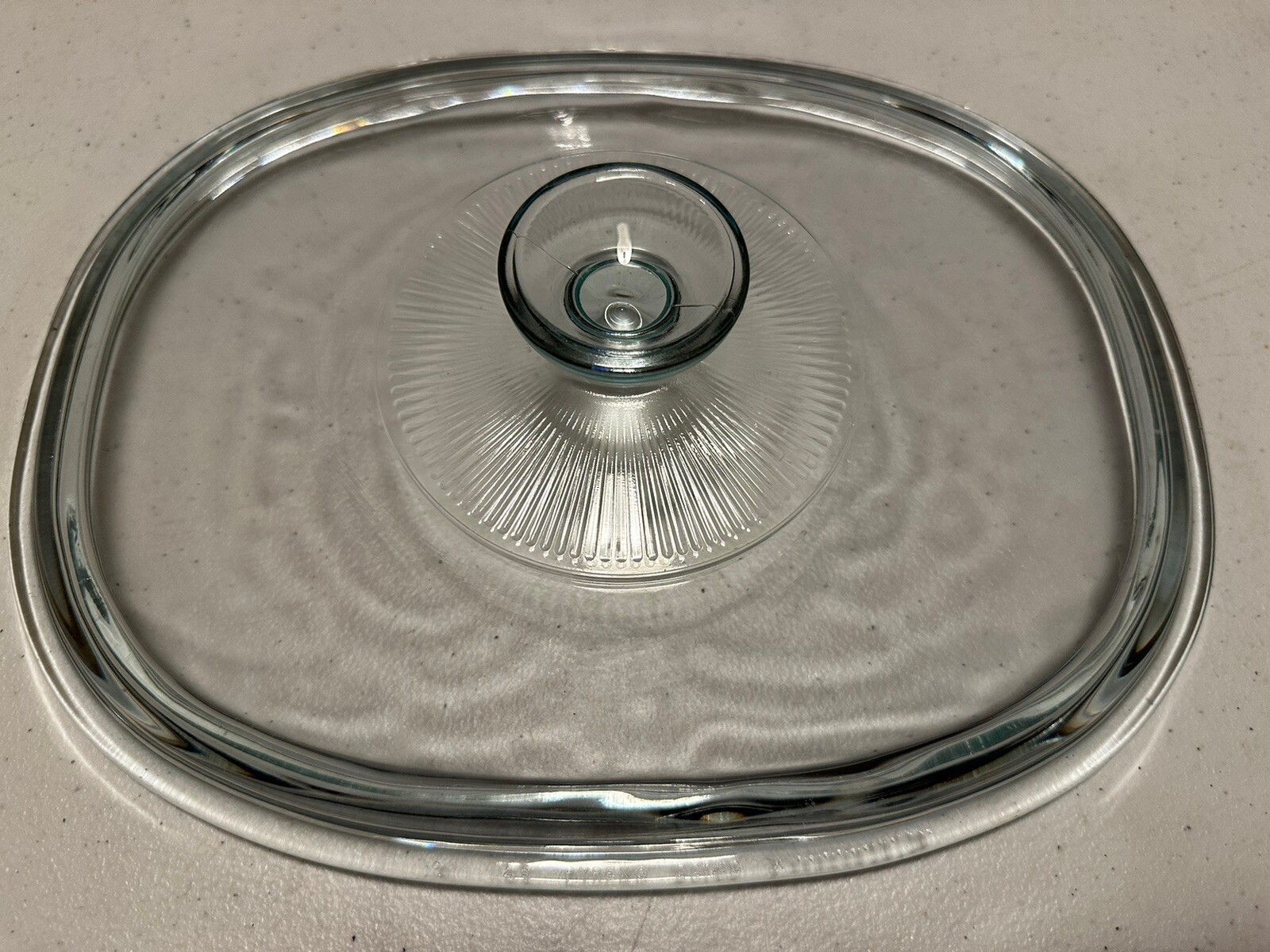 Original PYREX Clear Oval Replacement Glass Lid Only 25 DC 1.5C Corning ...