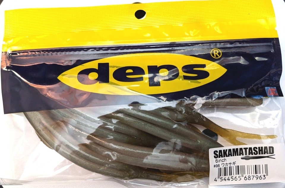 Deps Sakamata Shad 4 5 6 7 8 inch JDM Choose Color/Strolling | eBay