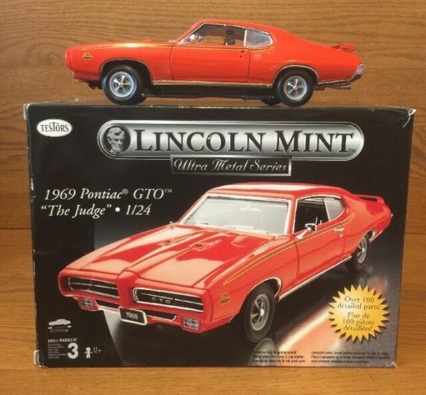 Testors Lincoln MINT Ultra Metal Series 1969 Pontiac GTO The Judge ...