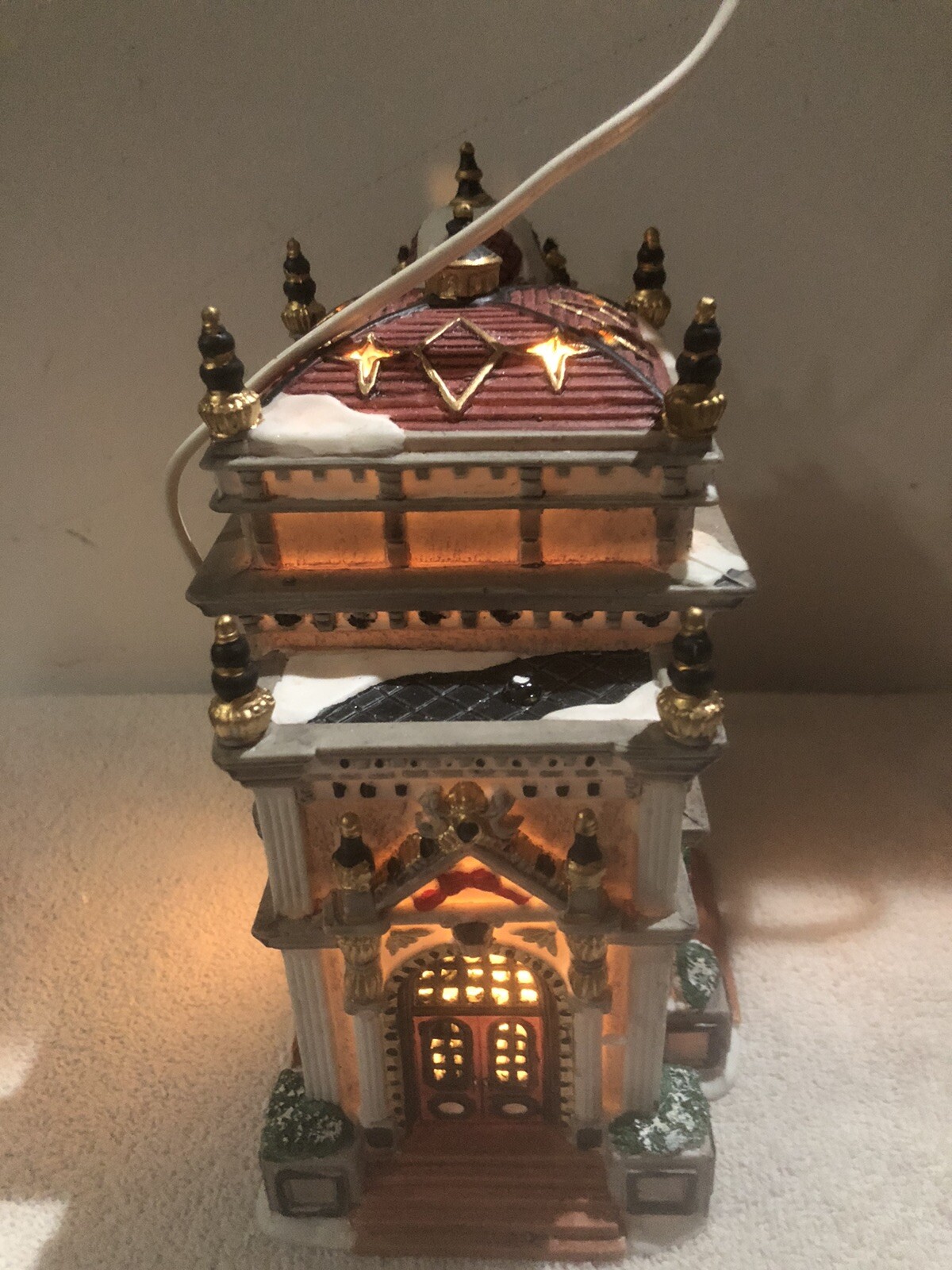 Lemax Christmas Caddington Village Museum Of History Lighted House 2001 ...