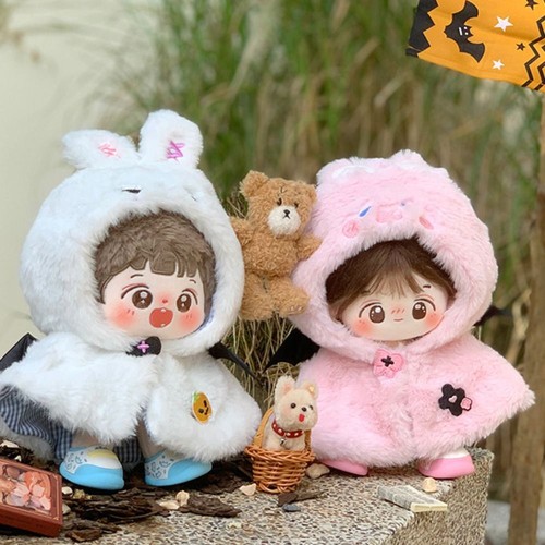 Lovely Bat Wing Idol Plush Doll Cloak 20CM Doll Plush Toys Clothing ...