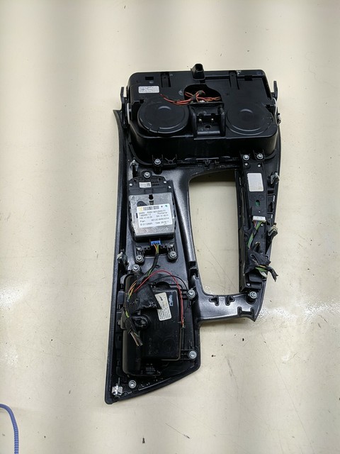 2011 BMW 535i Center Console Cup Drink Holder 51169206374 Wood Grain ...