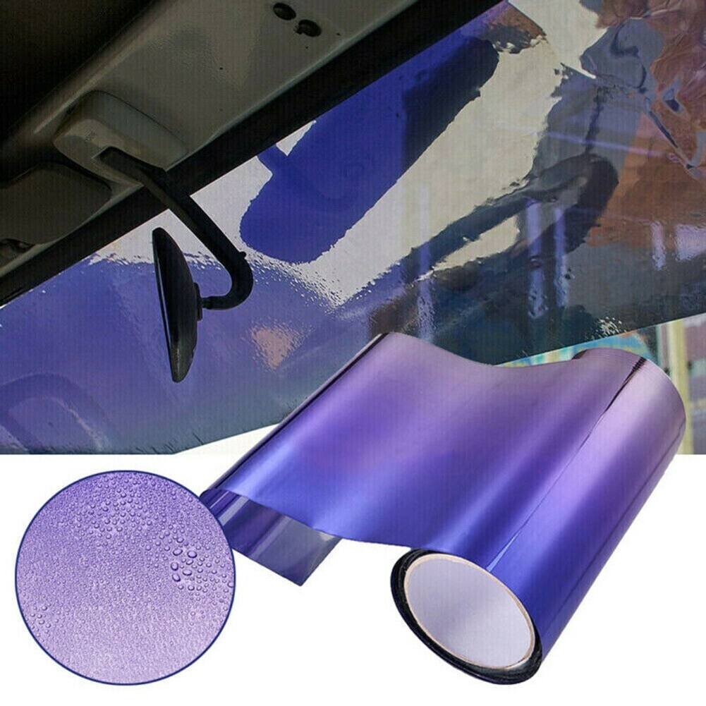 Car Windshield Accessories Purple Sun Visor Strip Tint Film 150cm UV ...