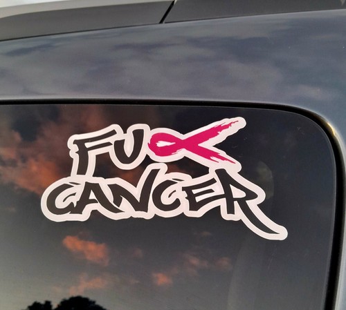 F*ck Cancer Vinyl Car Decal Sticker | eBay Australia
