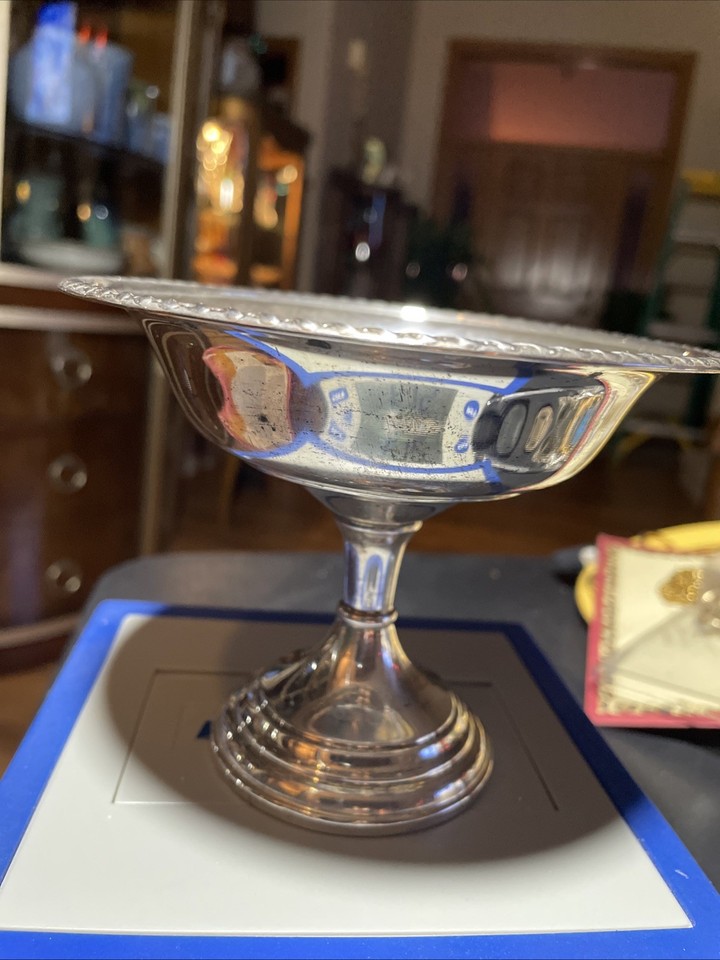 Vintage Preisner # 40 Sterling Silver Weighted Pedestal Candy Dish 173 ...