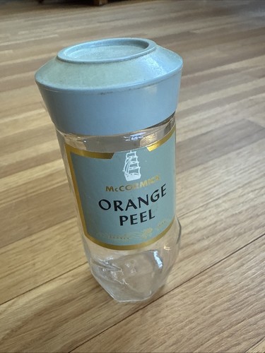 Vintage McCormick Orange Peal Spice Glass Bottle/Jar - Farmhouse ...