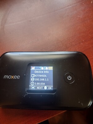 Moxee K779HSDL Black Wireless 2.6" Display 2300mAh 4G LTE Wi-Fi Hotspot ...