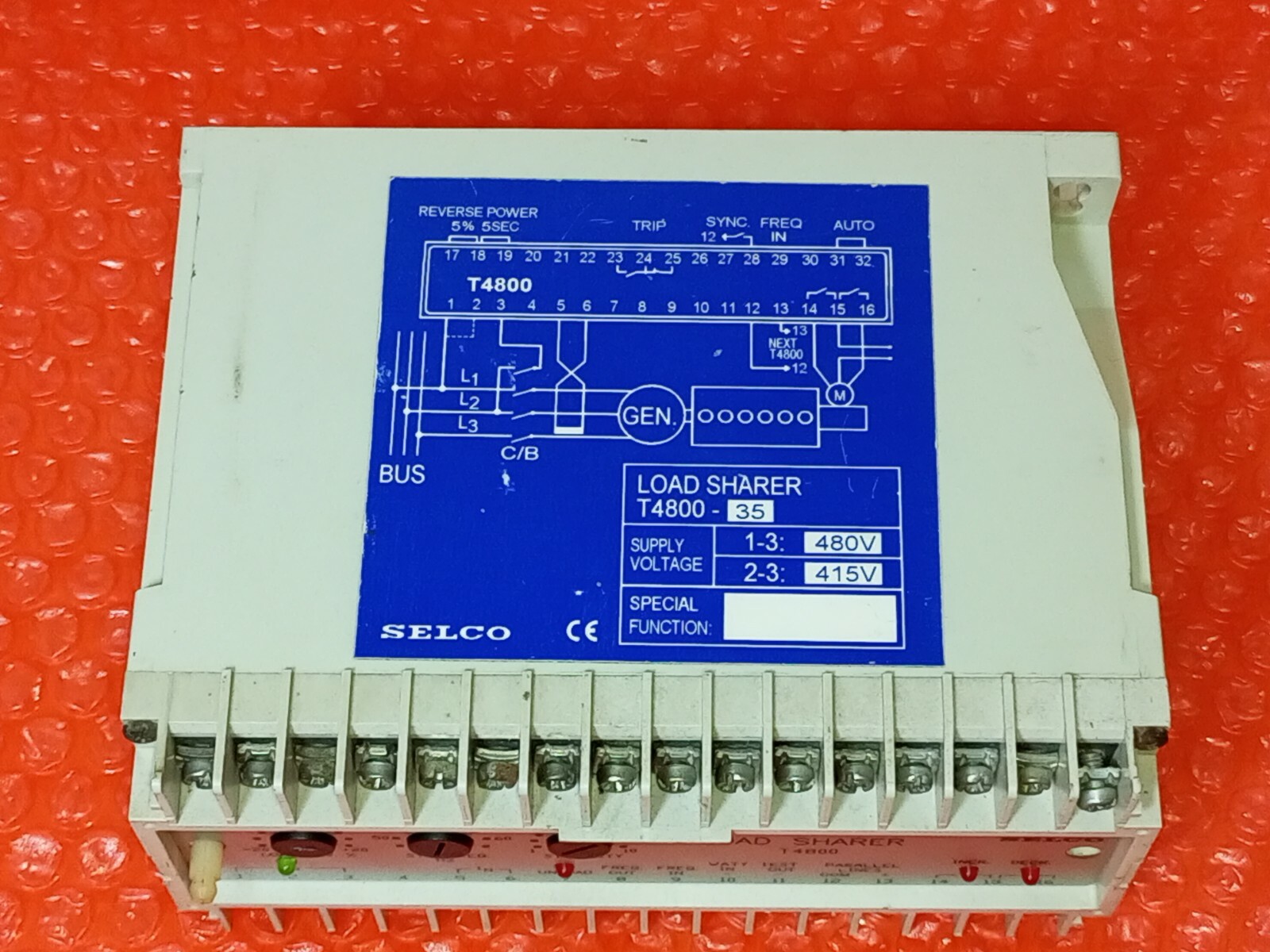 Selco T4800 Load Sharer T4800-35 480V for sale online | eBay