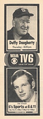 1972 WJIM MICHIGAN TV AD/DUFFY DOUGHERTY MICHIGAN STATE FOOTBALL/TIM ...