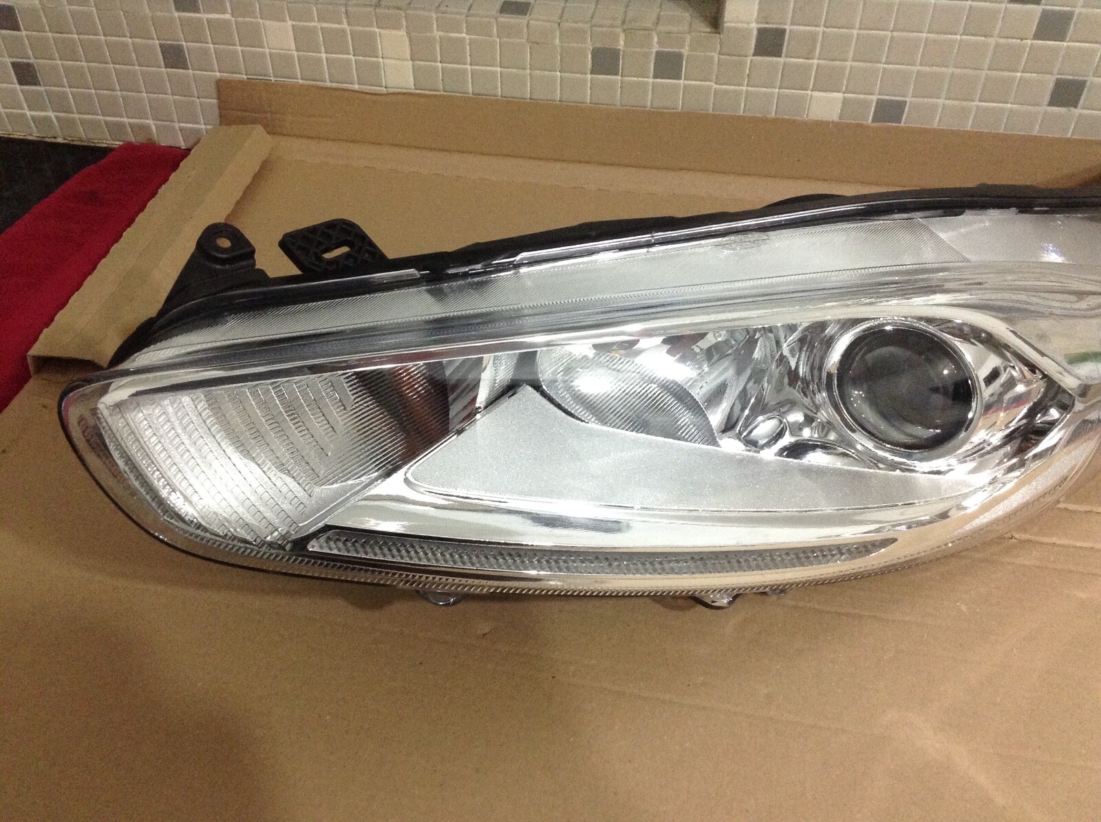 FORD FIESTA DRL LED HEADLIGHTS HEADLAMPS ST FACELIFT MK 7.5 2013-2017 ...
