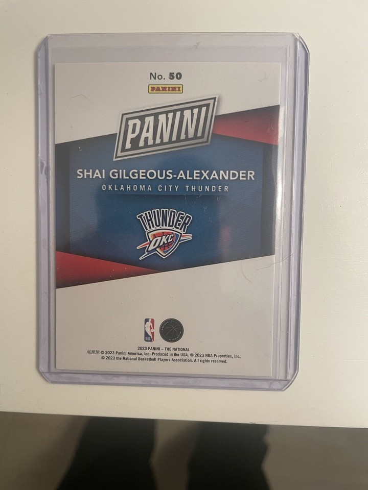 Panini National Vip Shari gilgeous alexander /99 | eBay