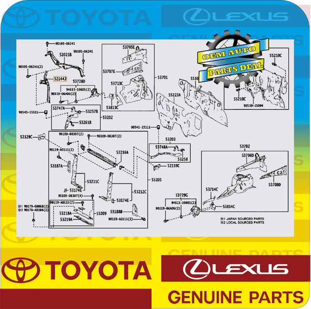 TOYOTA 520850R050 for sale online | eBay