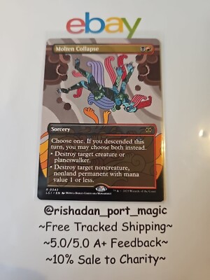 1x Molten Collapse, Borderless - LCI 0342 - NM - MTG Magic | eBay