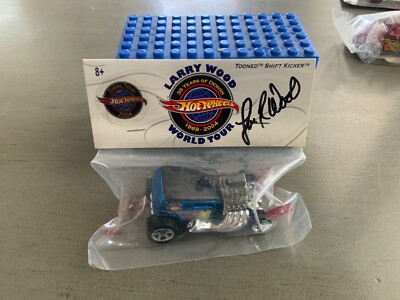 HOT WHEELS LARRY WOOD WORLD TOUR AUTOGRAPHED TOONED SHIFT KICKER | eBay