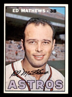 1967 Topps Baseball #166 Ed Mathews NM | eBay