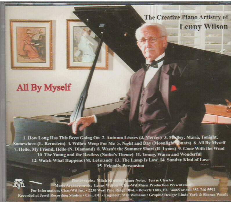 ALL BY MYSELF Lenny Wilson (CD, Jewel) | eBay