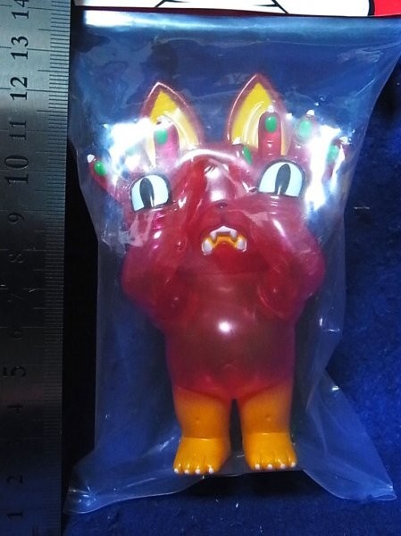 GRAPE BRAIN Zigoku Neko Onigiri Clear Red Orange Sofubi Grape 905859 | eBay UK