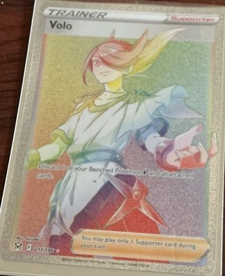 Volo Lost Origin 211/196 Full Art Rainbow Holo Pokemon Card | eBay