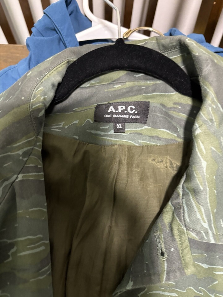 APC Military Camouflage Men Jacket Size XL. Rare worn! | eBay
