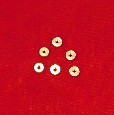 Cuckoo Clock Hand Nut LOT OF 6 NUTS Fits Regula German Brass Part Fits ...