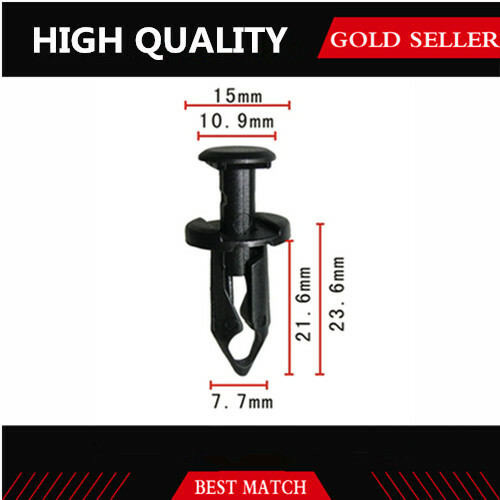 100x New Plastic Fender Rivet Clips For Can Am Replacement 8mm ...