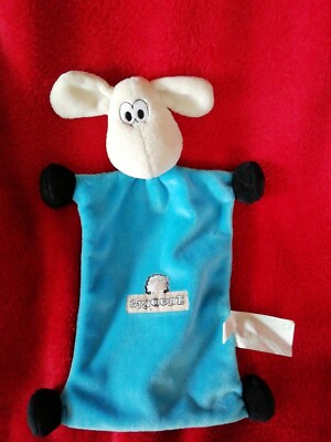 Doudou Plat Mouton " Brioche " Bleu Blanc Noir Beryl | eBay