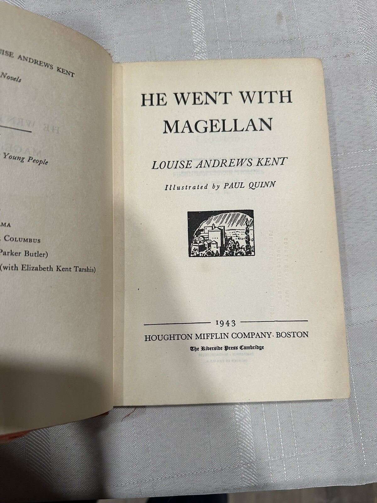 He Went With Magellan - Louise Andrews Kent - Paul Quinn - 1943 | eBay