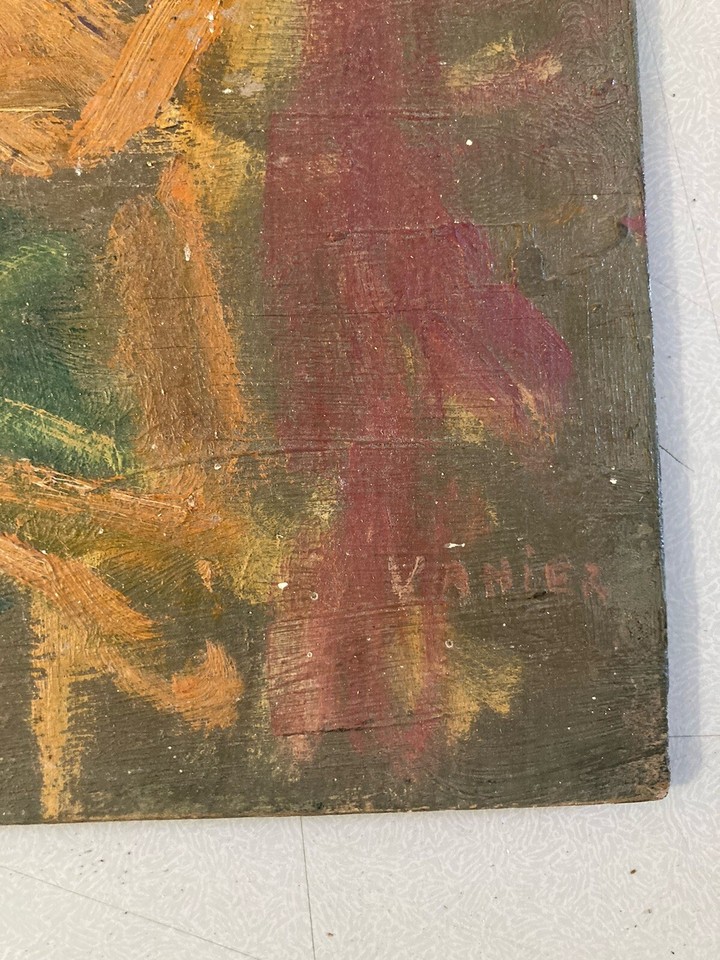 Very Pretty Painting Still Life Chair Doll Oil Panel Simon Claude ...